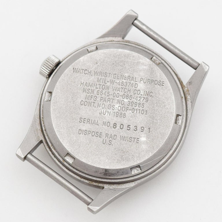 Vintage Hamilton US Military Stainless Steel Watch, 1988 For Sale at ...