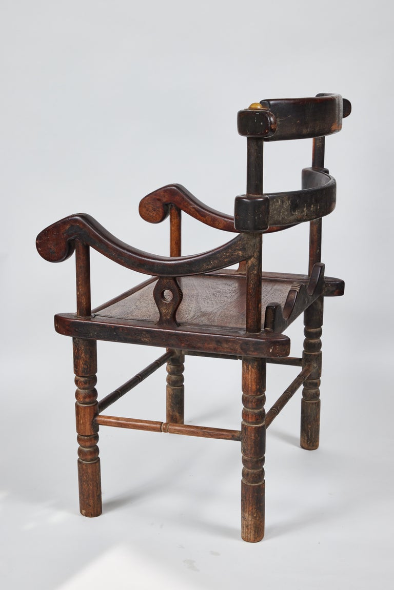 Vintage Hand Carved African Baule Tribal Chair at 1stDibs | african ...