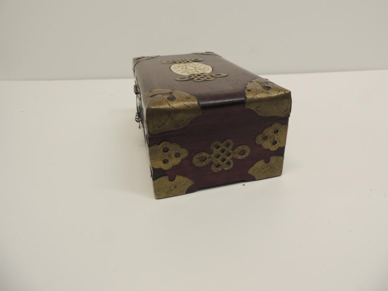 Vintage Hand Carved Wood and Bone Asian Jewelry Box at 1stDibs ...