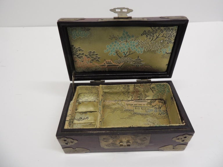 Vintage Hand Carved Wood and Bone Asian Jewelry Box at 1stDibs ...