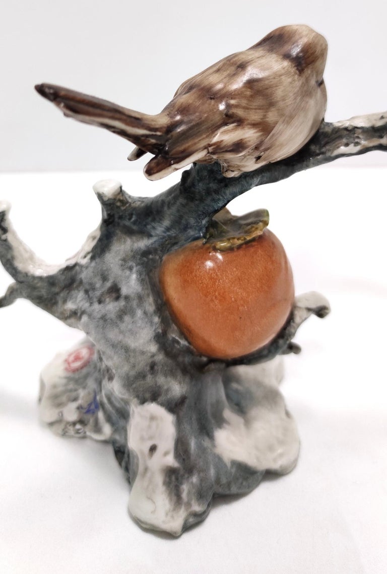 Vintage Hand-Painted and Lacquered Ceramic Bird by Piero Cedraschi ...
