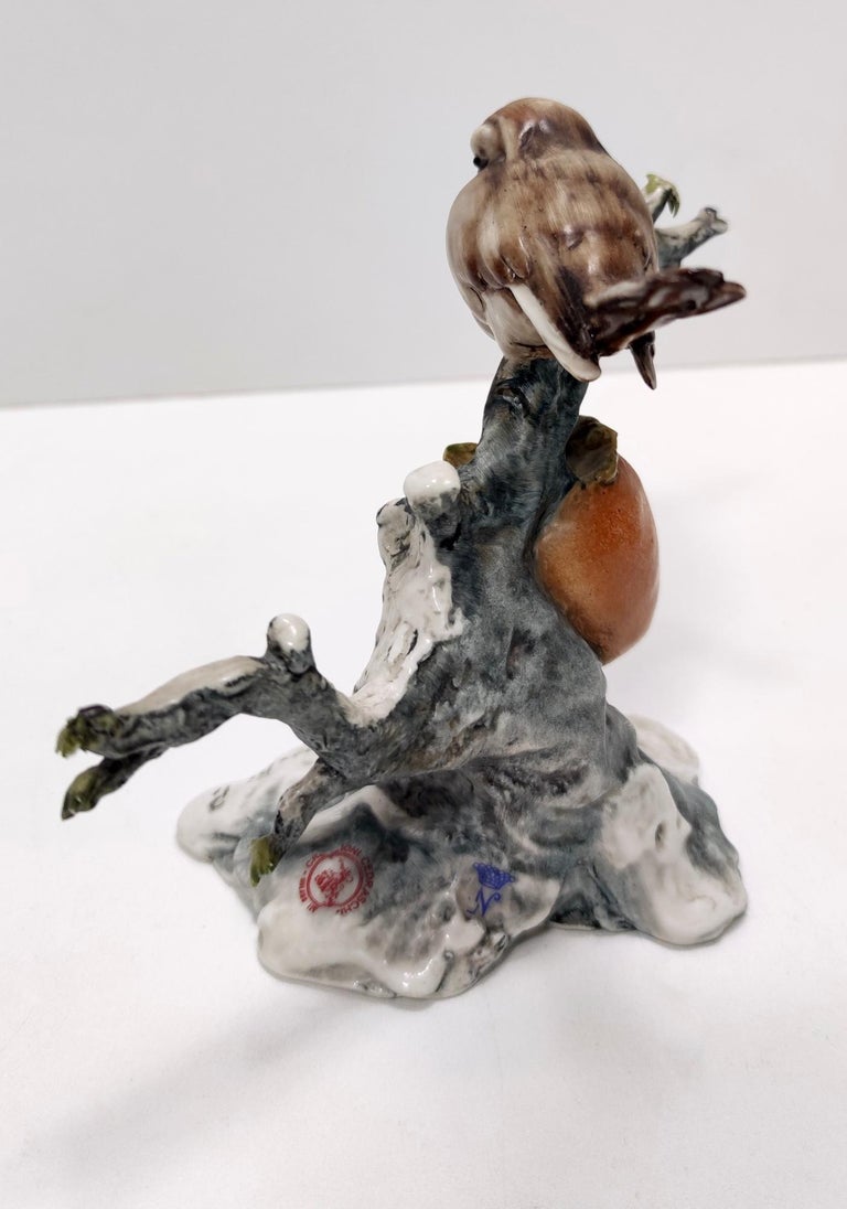 Vintage Hand-Painted and Lacquered Ceramic Bird by Piero Cedraschi ...