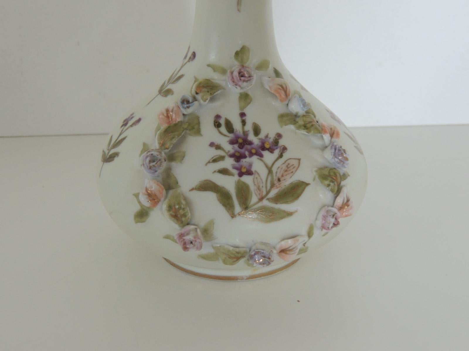 Vintage Hand Painted Bulbous Shape Bud Vase For Sale at 1stDibs ...