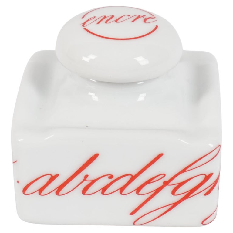 Vintage Hand Painted Inkwell, China Inkwell, Scotland, 1940 For Sale at ...