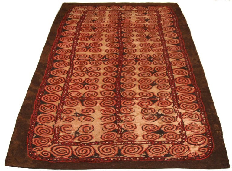 Vintage Hand Woven Persian Nomad Rug For Sale at 1stDibs