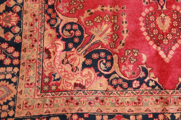 Vintage Handwoven Persian Rug at 1stDibs