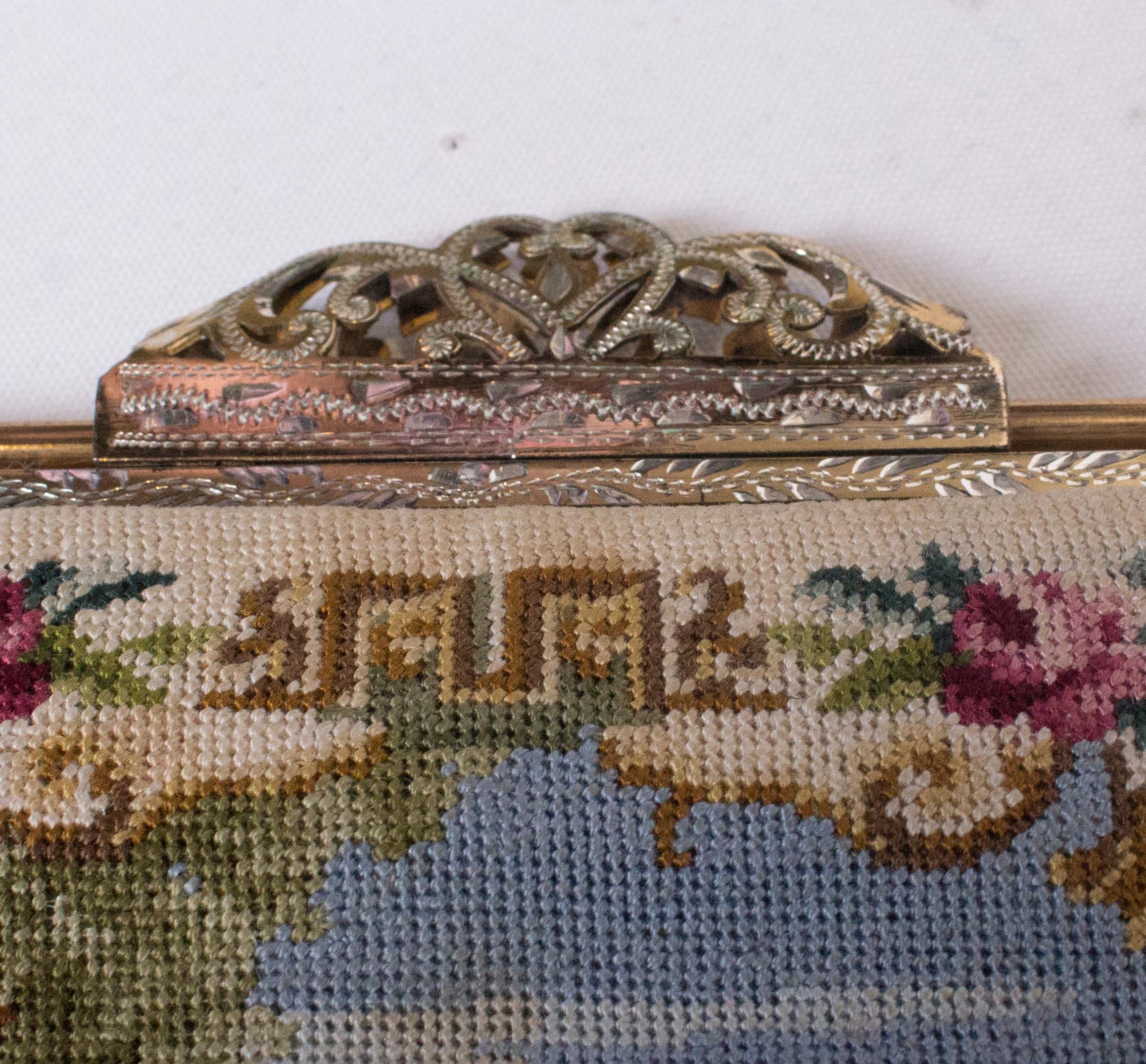 Vintage Handbag with Sliding Clasp For Sale at 1stDibs | vintage clasp ...