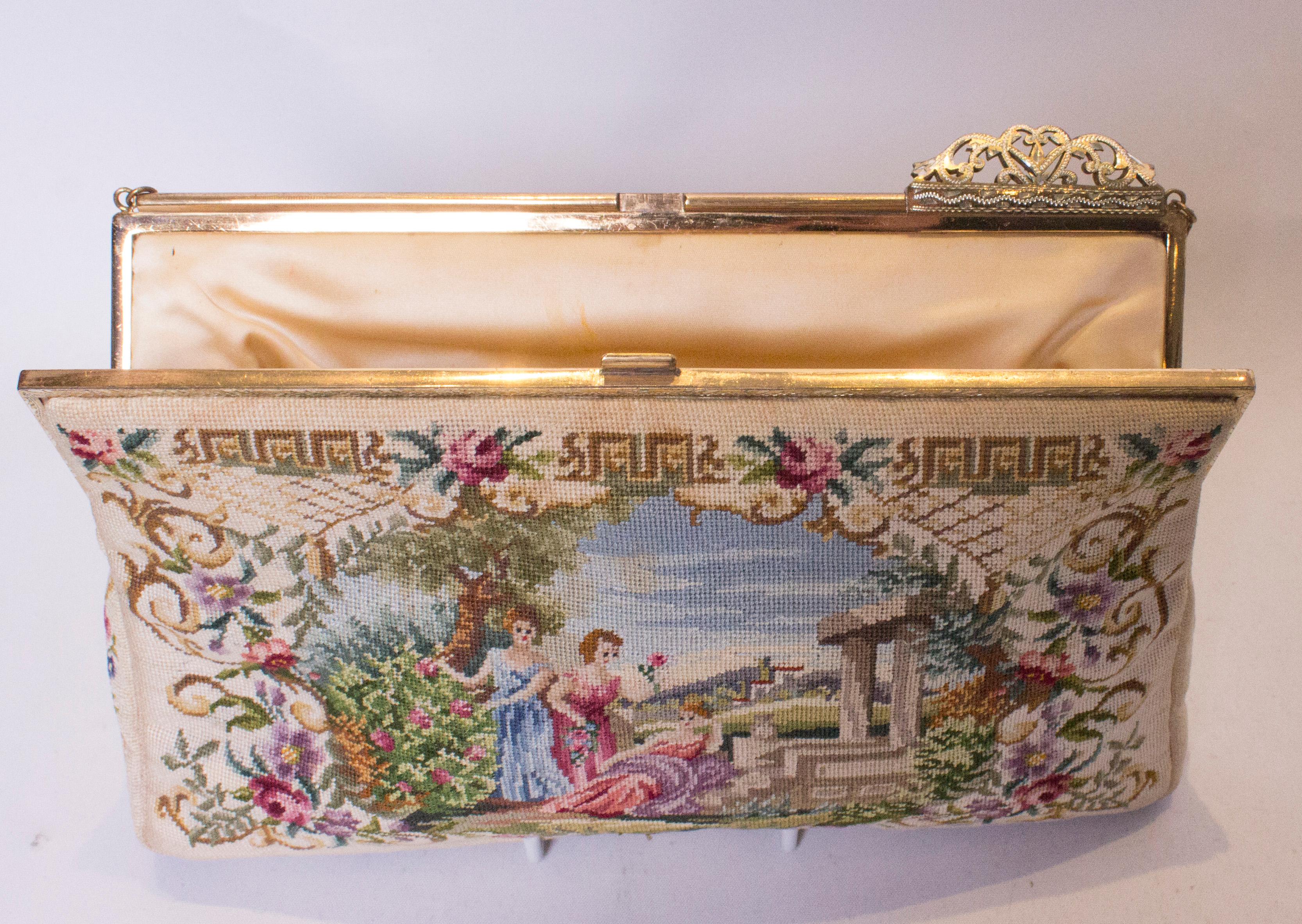 Vintage Handbag with Sliding Clasp For Sale at 1stDibs | vintage clasp ...