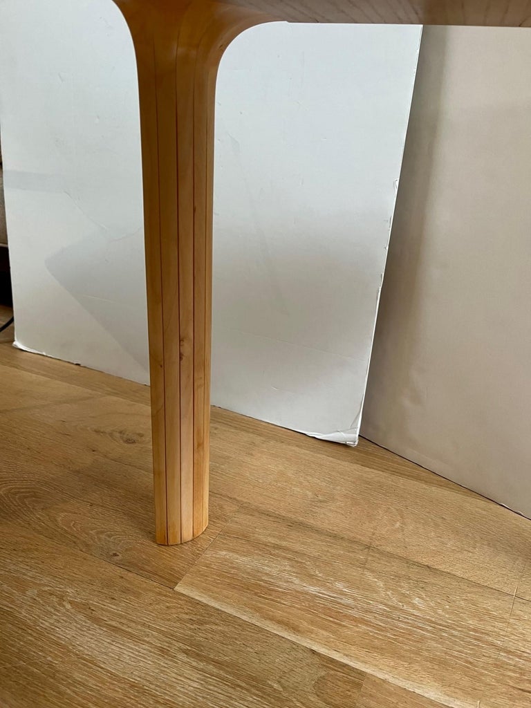 Vintage Handmade Fan Leg Coffee Table Designed by Alvar Aalto For Sale ...