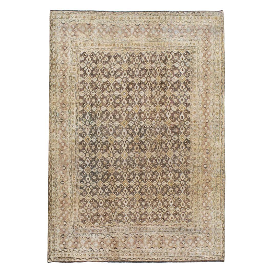 Vintage Persian Mahal Area Rug with Traditional Style For Sale at 1stDibs