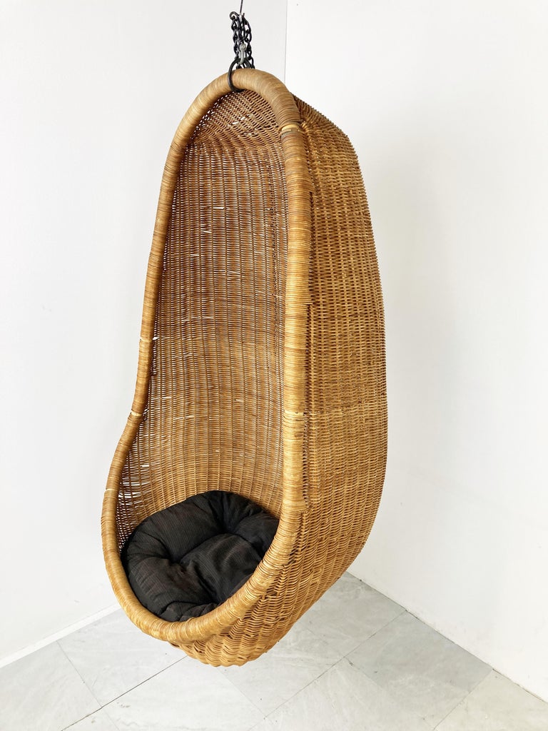 Vintage Hanging Egg Chair by Nanna Ditzel, 1960s For Sale at 1stDibs