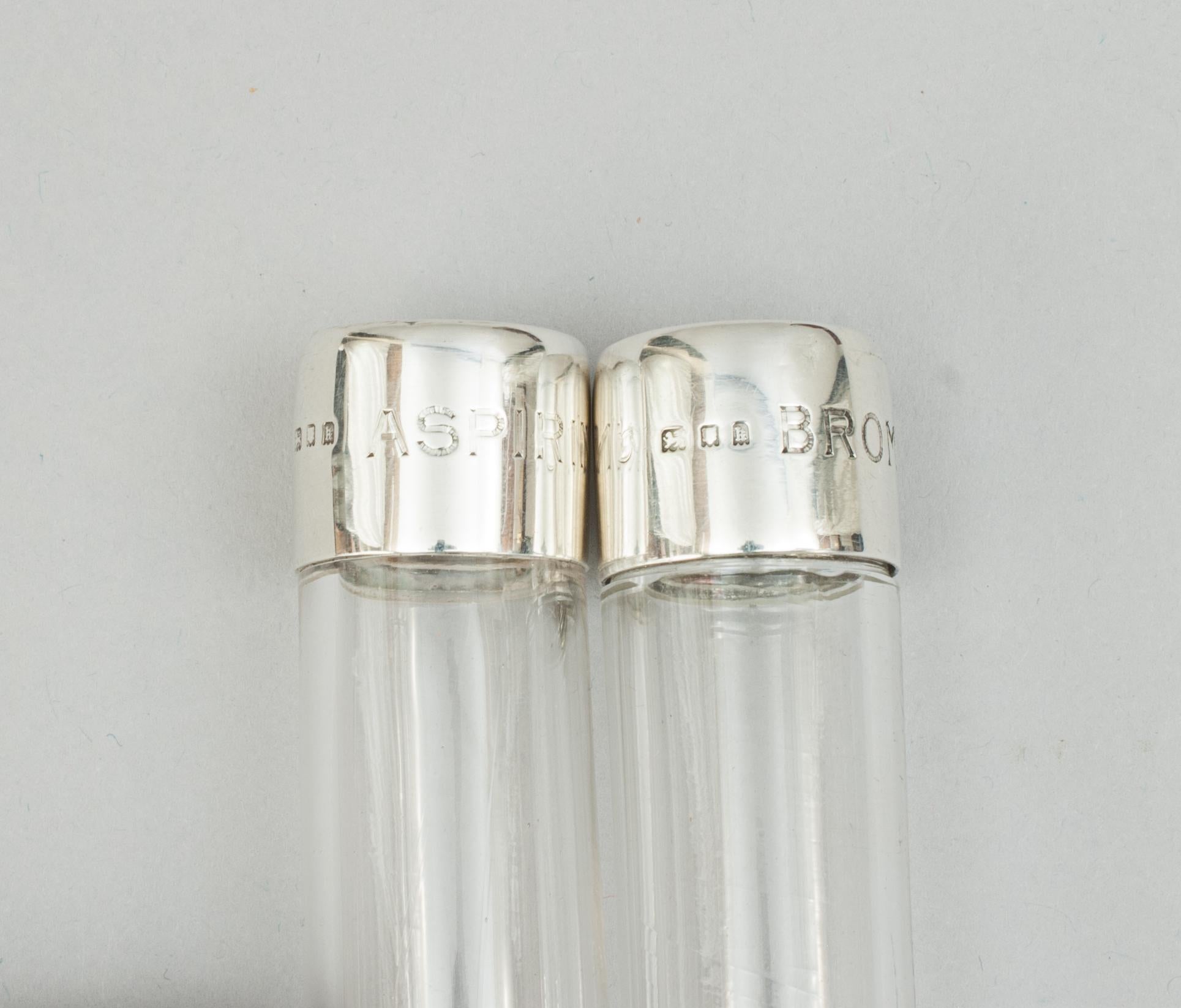Vintage Hangover Cure Kit in Leather Case For Sale at 1stDibs
