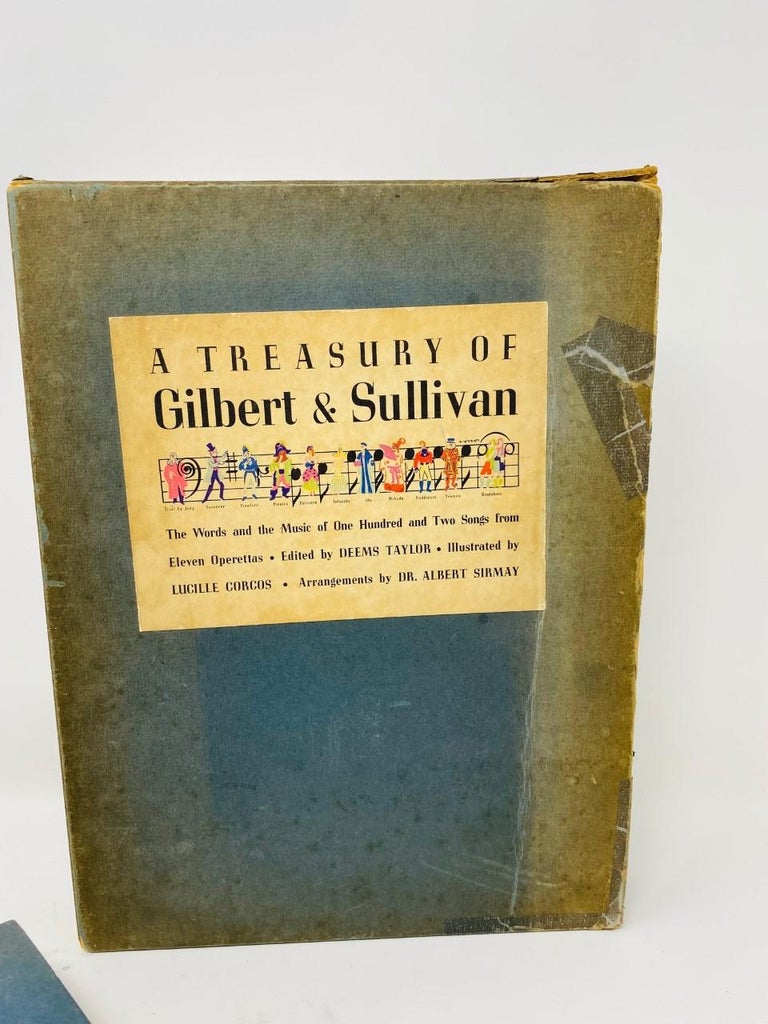 Vintage Hardcover Book: a Treasury of Gilbert and Sullivan 1941 For ...