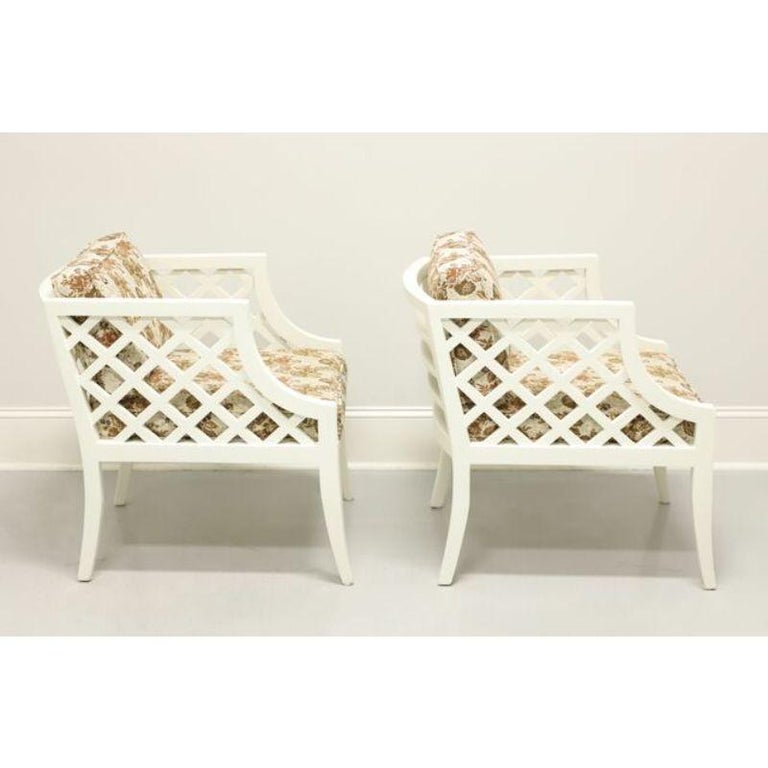 HARDEN Mid Century Ivory Painted Occasional Chairs - Pair For Sale at ...