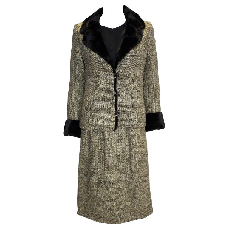 Vintage Hartnell Dress and Jacket. For Sale at 1stDibs
