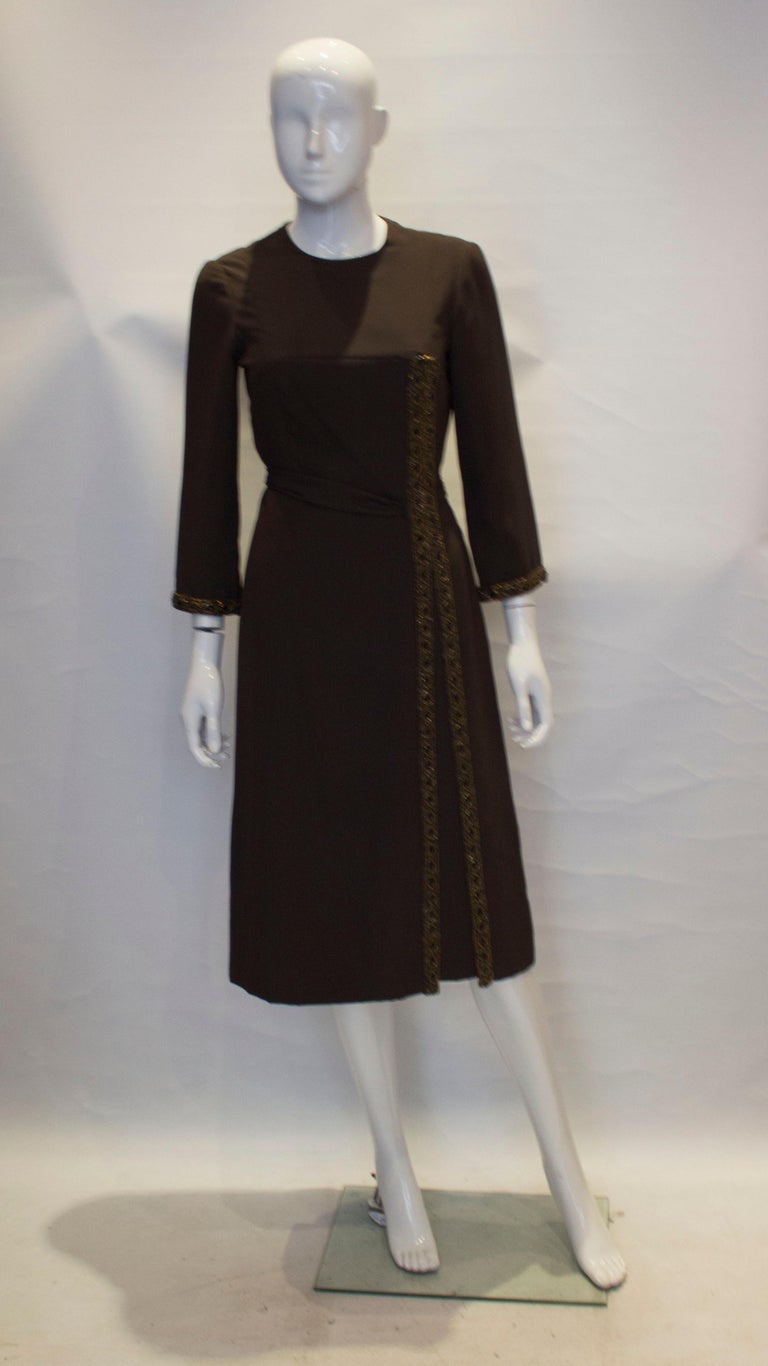 Vintage Hartnell Dress For Sale at 1stDibs