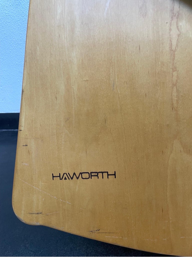 Vintage Haworth Shetland Saddle Rocker Stool For Sale at 1stDibs