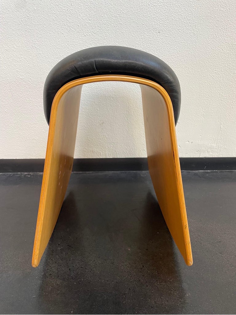 Vintage Haworth Shetland Saddle Rocker Stool For Sale at 1stDibs