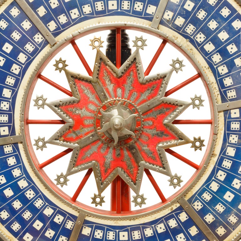 Vintage H.C. Evans Dice Gambling Wheel For Sale at 1stDibs | dice wheels