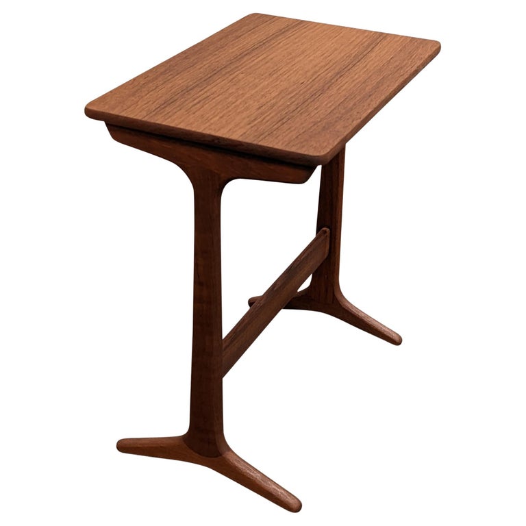 Vintage Heltborg Mobler Teak Side Table Danish Mid-Century, "6791" at ...