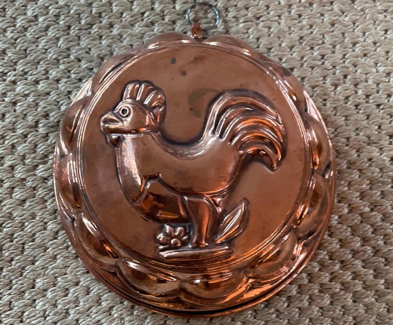 Vintage Hen Copper Mould at 1stDibs