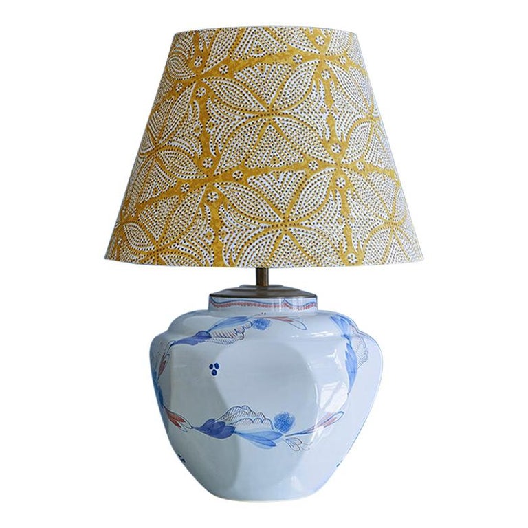 Vintage Henriot Quimper Faience Table Lamp, France, Late 20th-Century ...