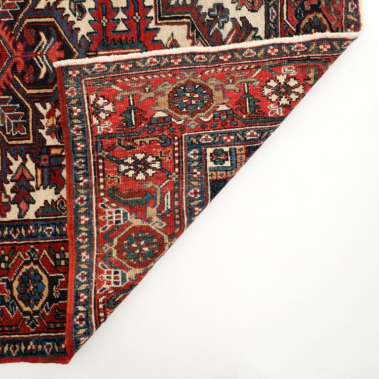 Antique 1920s Heriz Persian Rug, 5x7 at 1stDibs