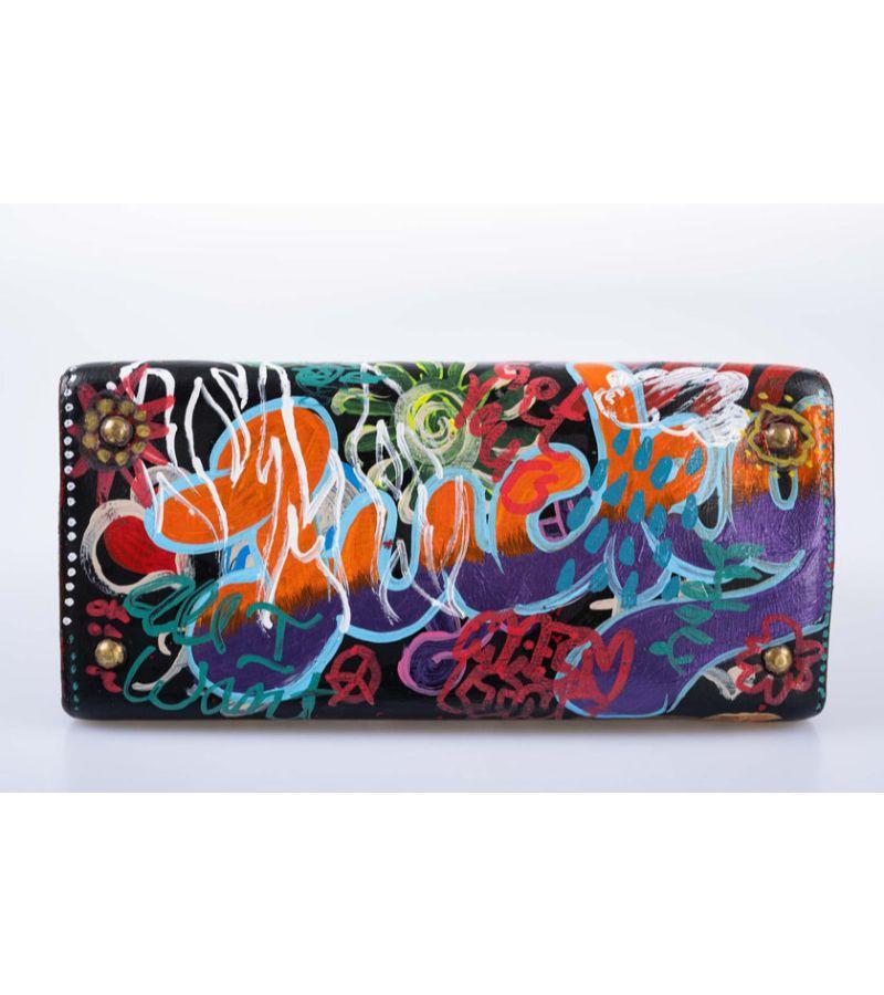 Vintage Hermès Custom Painted ‘Graffiti’ Mini Kelly 20 with Gold ...