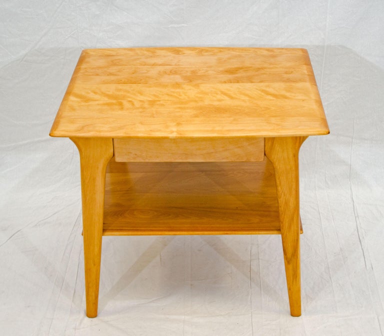 Vintage Heywood Wakefield Occasional / End Table with Drawer, M 1538 G ...