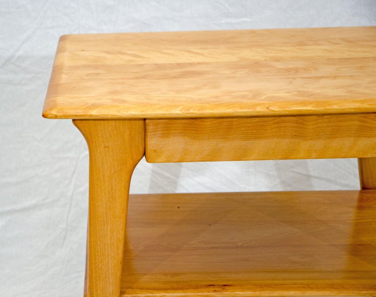 Vintage Heywood Wakefield Occasional / End Table with Drawer, M 1538 G ...