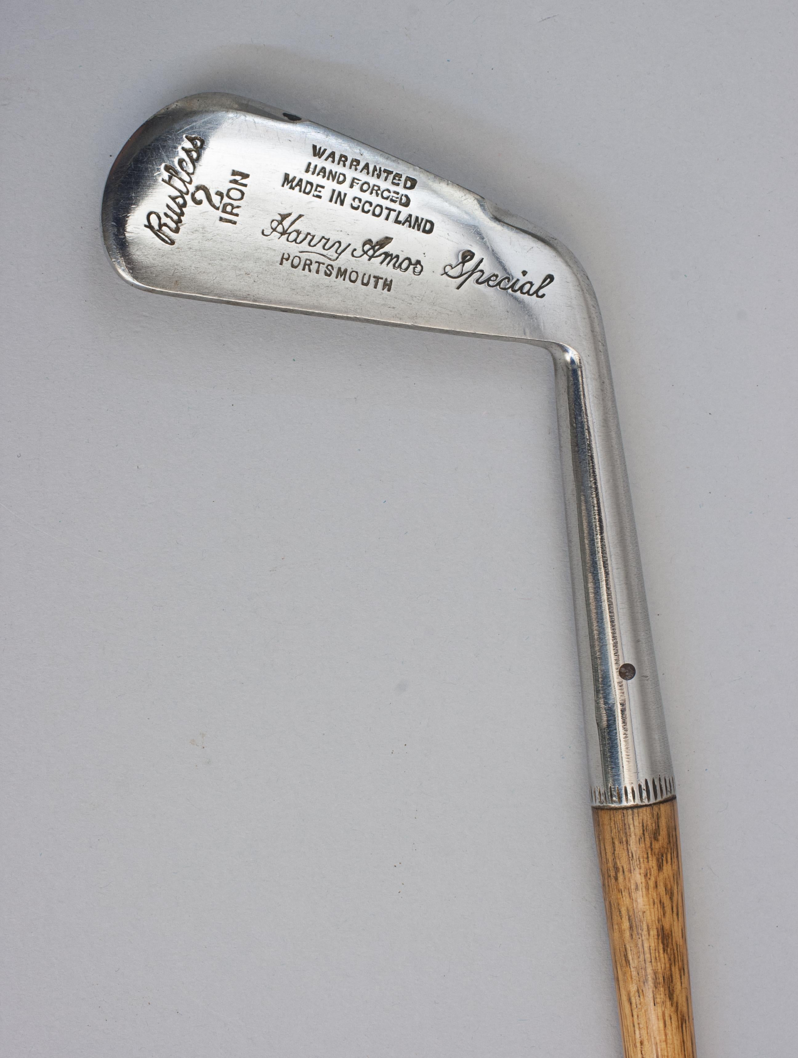 Vintage Hickory Golf Club, No. 2 Iron For Sale at 1stDibs