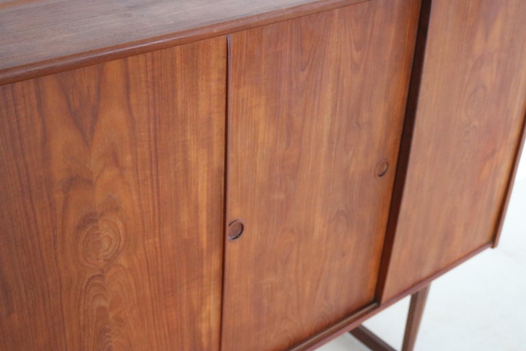 Vintage High Board Wall Cabinet 60s Danish For Sale at 1stDibs