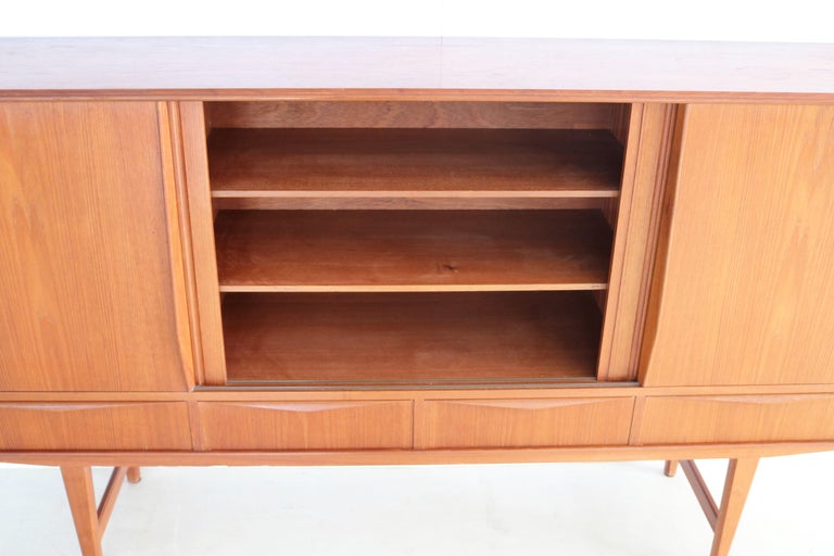 Vintage High Board Wall Cabinet E.W. Bach Danish For Sale at 1stDibs