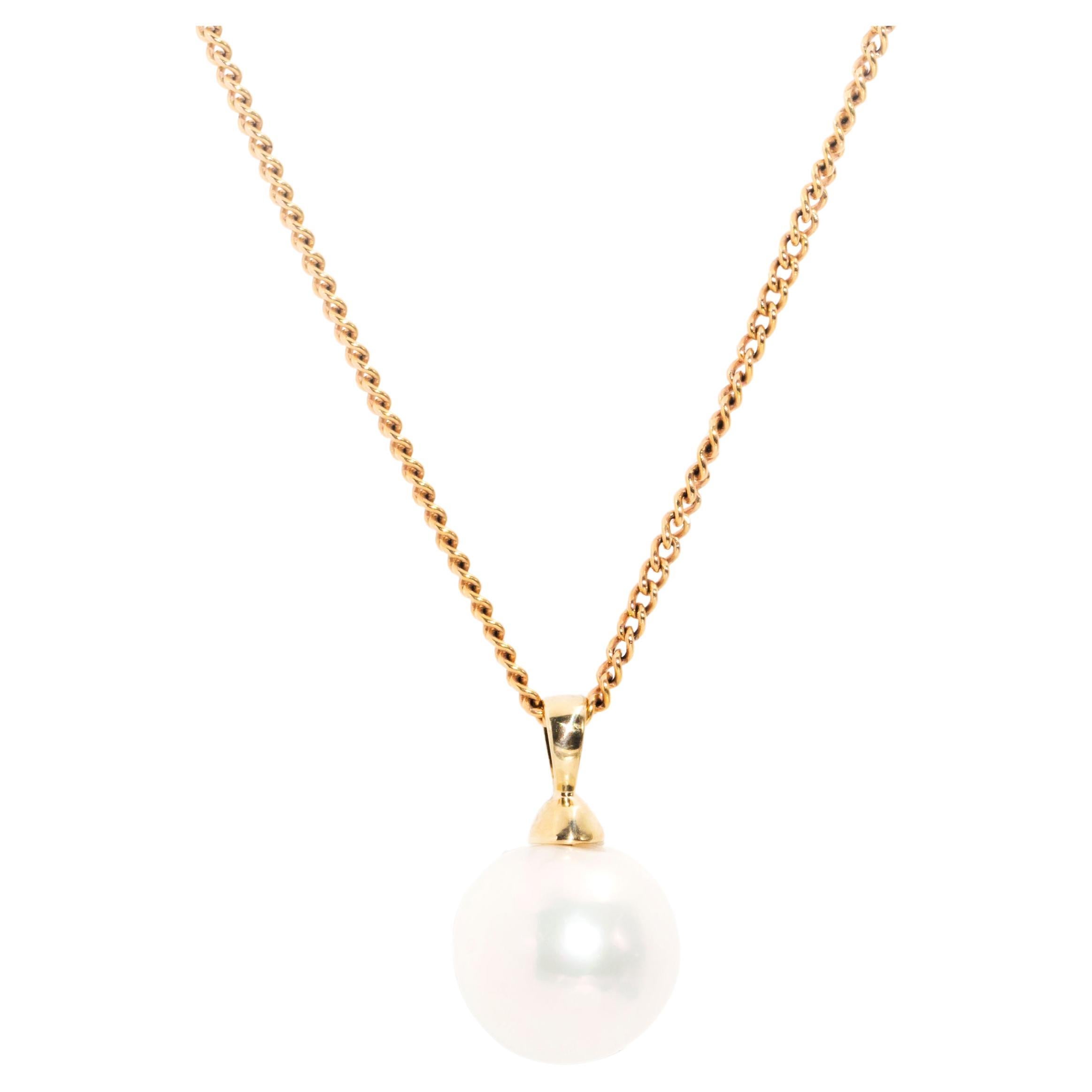 Vintage Ruby and Pearl 9 Carat Gold Locket and Chain at 1stDibs | 9 ...