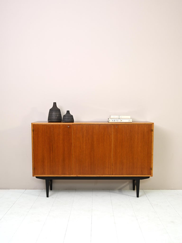 Vintage High Sideboard / Highboard Scandi For Sale at 1stDibs