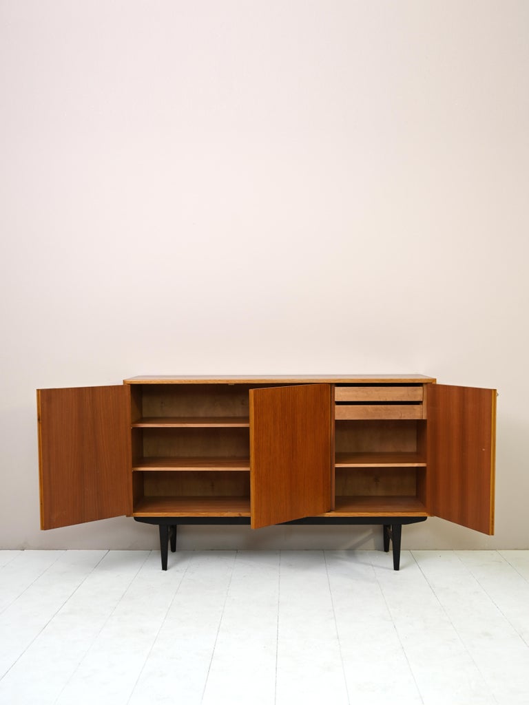 Vintage High Sideboard / Highboard Scandi For Sale at 1stDibs
