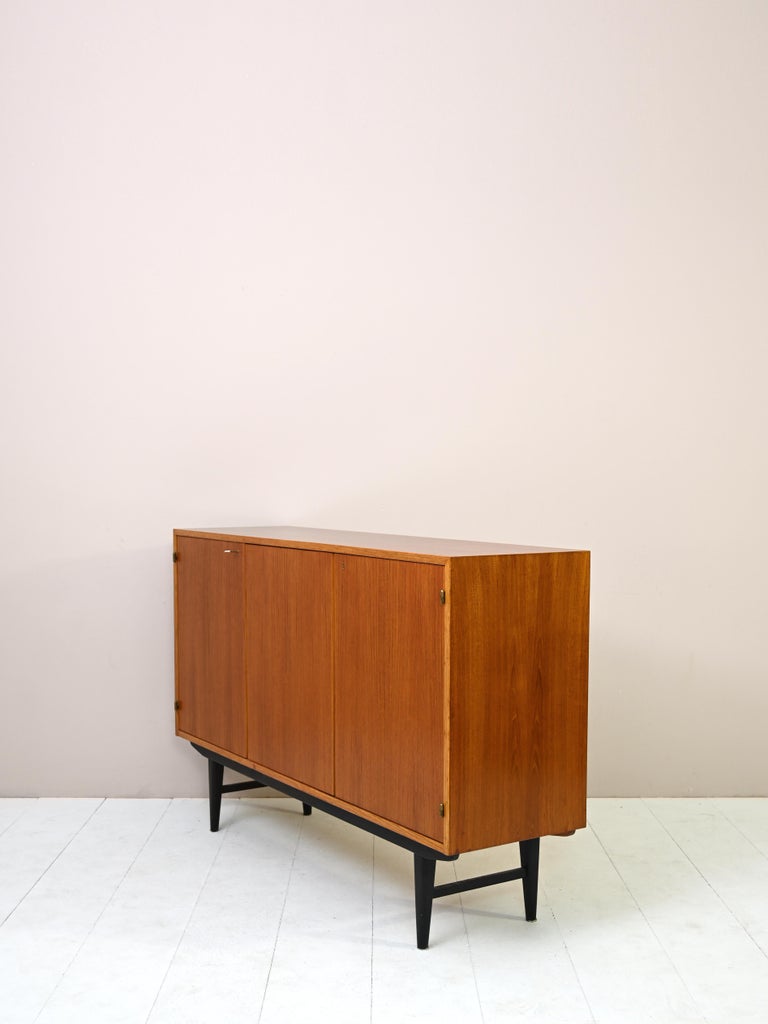 Vintage High Sideboard / Highboard Scandi For Sale at 1stDibs