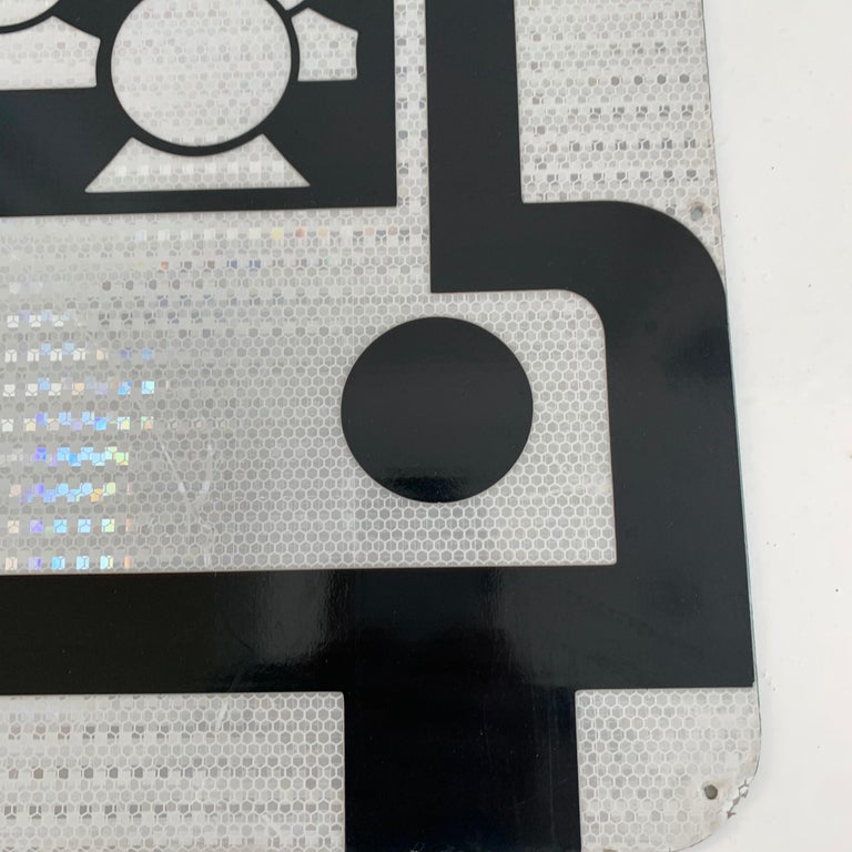 Vintage Highway Carpool Sign For Sale at 1stDibs