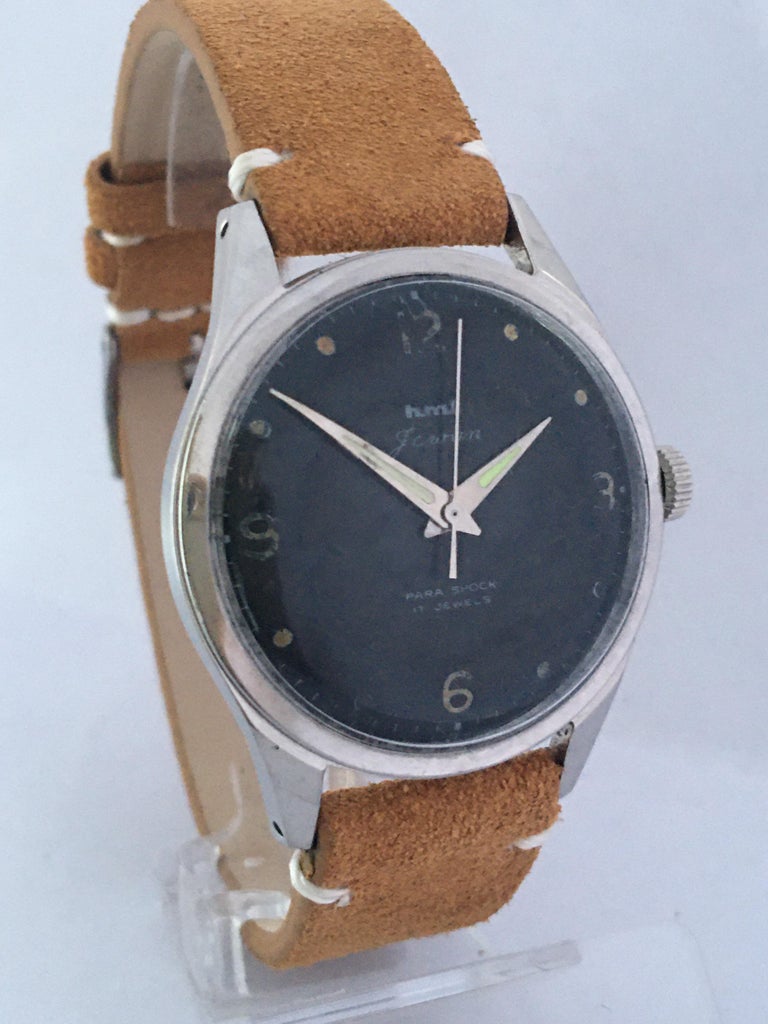 Vintage hmt Jawan Mechanical Military Watch at 1stDibs