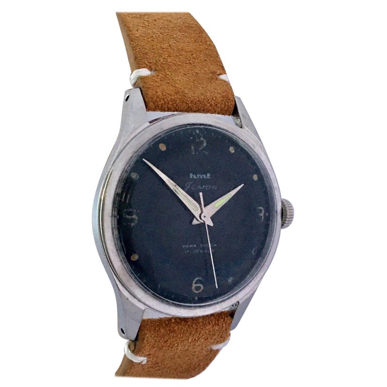 Vintage hmt Jawan Mechanical Military Watch at 1stDibs