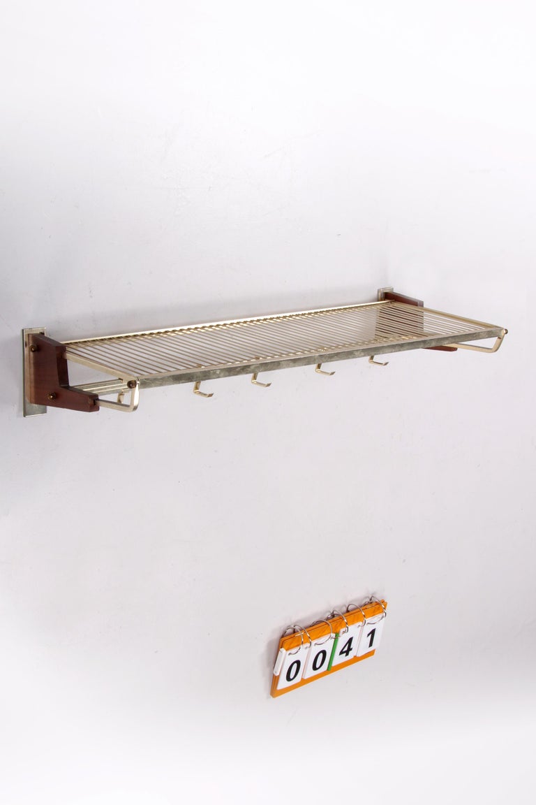 Vintage Hollywood Regency Wall Coat Rack 1960s Germany For Sale at 1stDibs