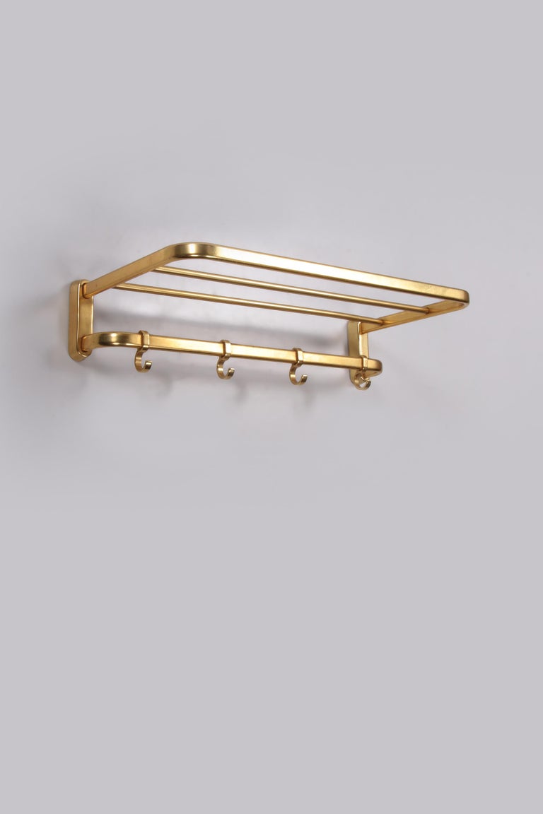 Vintage Hollywood Regency wall coat rack 1960s Germany. at 1stDibs