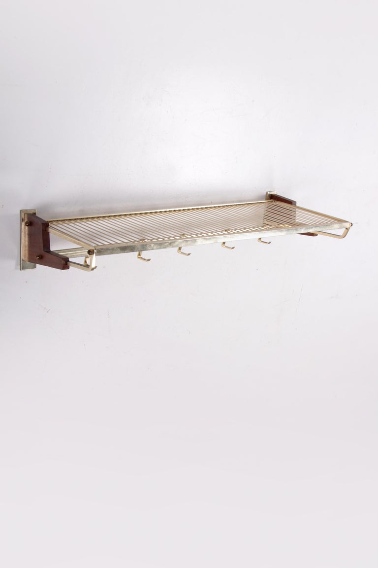 Vintage Hollywood Regency Wall Coat Rack 1960s Germany For Sale at 1stDibs