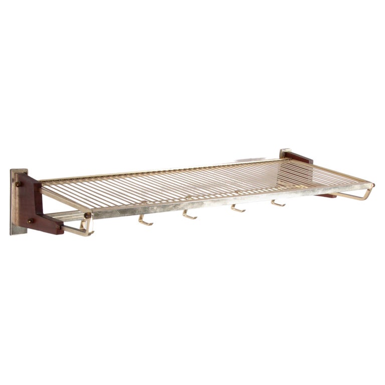 Vintage Hollywood Regency Wall Coat Rack 1960s Germany For Sale at 1stDibs