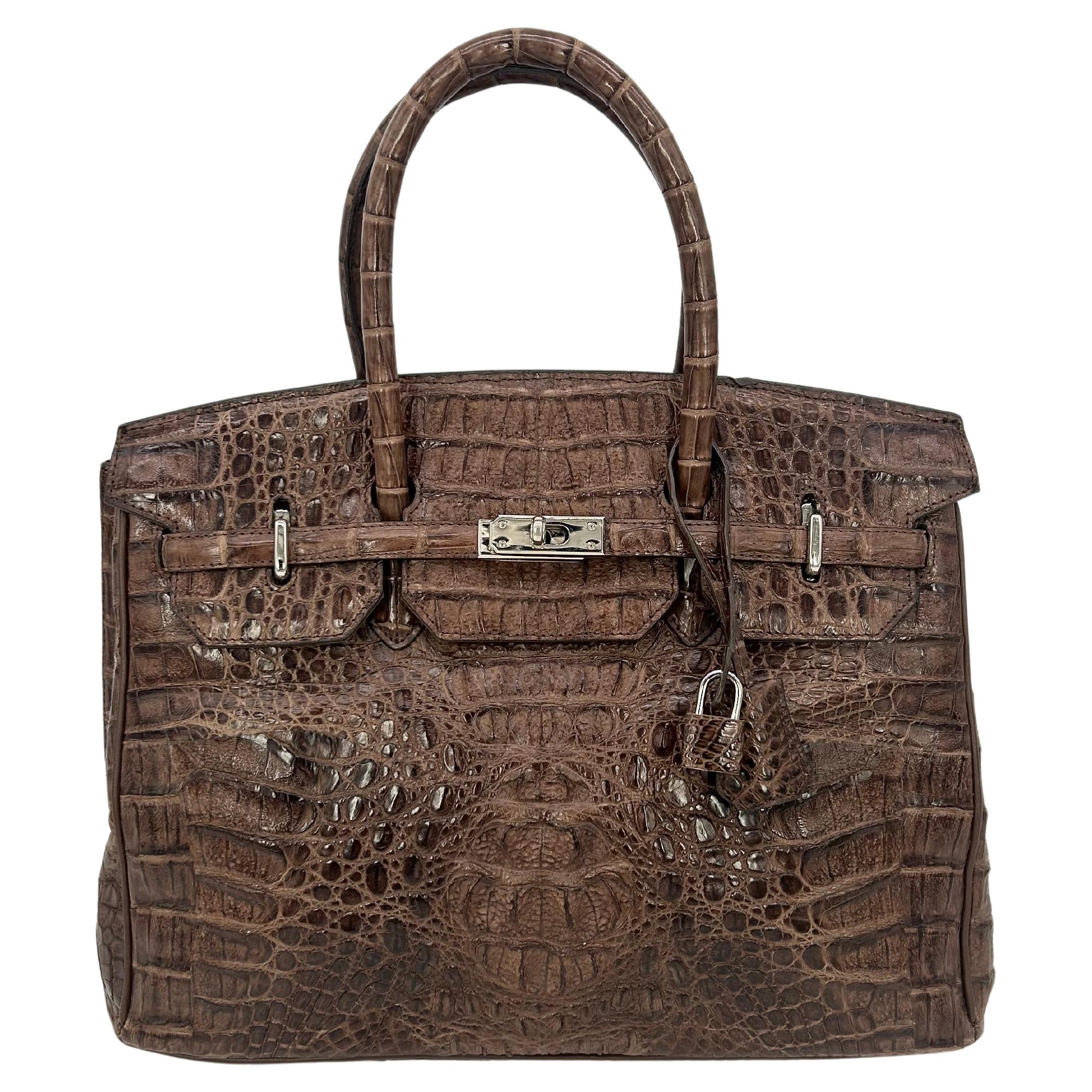 Vintage Hornback Alligator Birkin Bag For Sale at 1stDibs