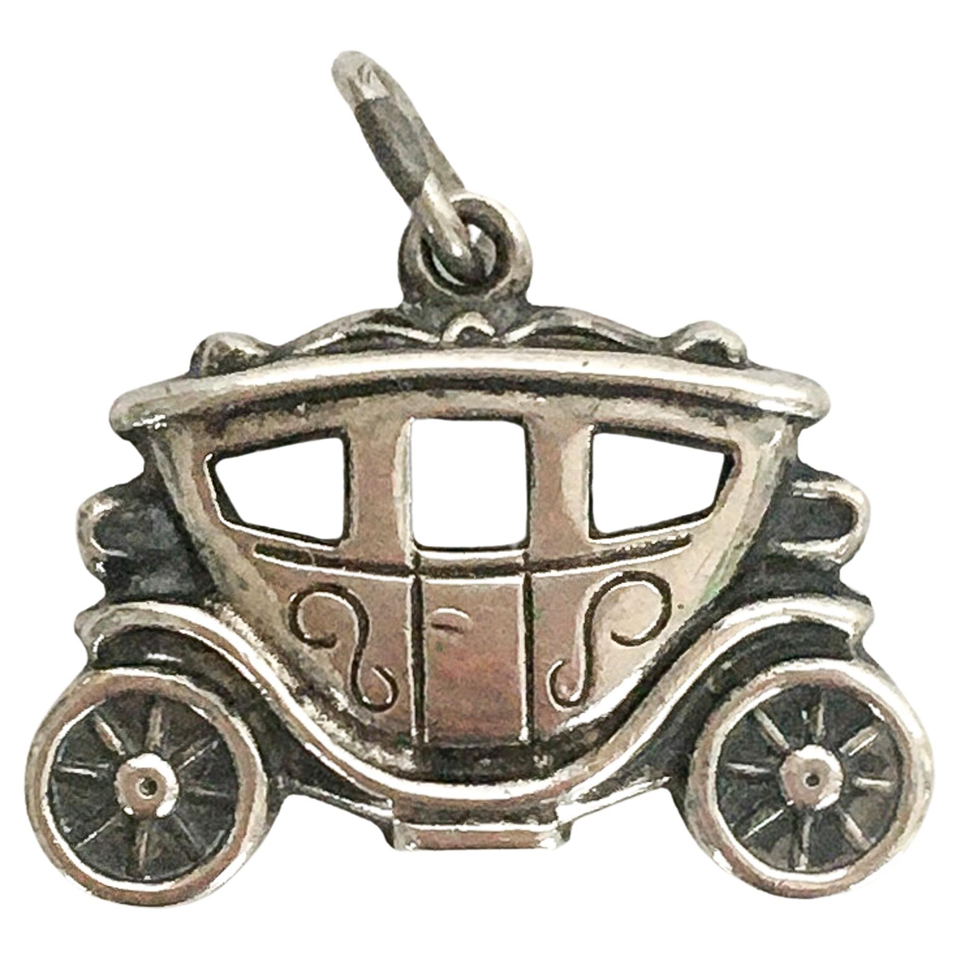 Vintage Articulated Filigree Fish Silver Charm Pendant at 1stDibs ...