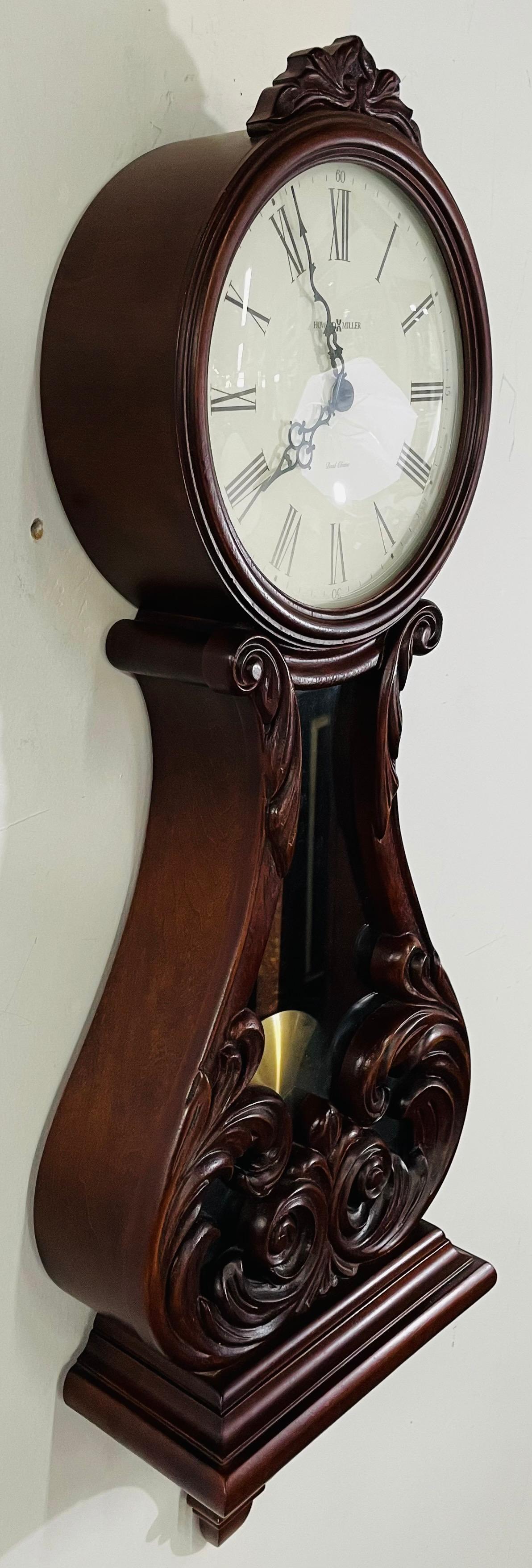 Vintage Howard Miller Valencia Wall Clock at 1stDibs | vintage howard ...