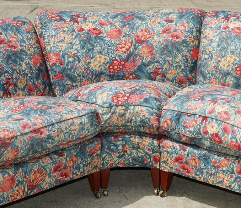 floral corner sofa