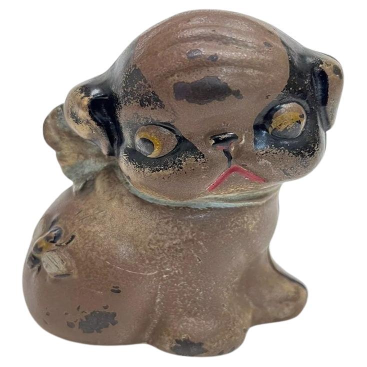 Vintage Hubley Cast Iron Still Bank "Puppo" and Bee Coin Piggy Bank For ...