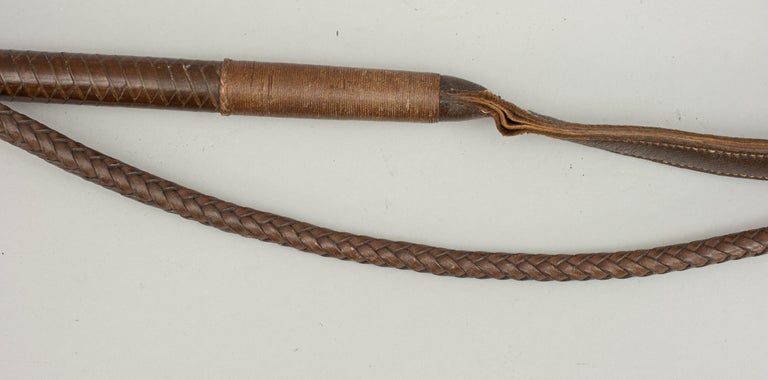 Vintage Hunting Whip, Riding Crop with Antler Handle at 1stDibs